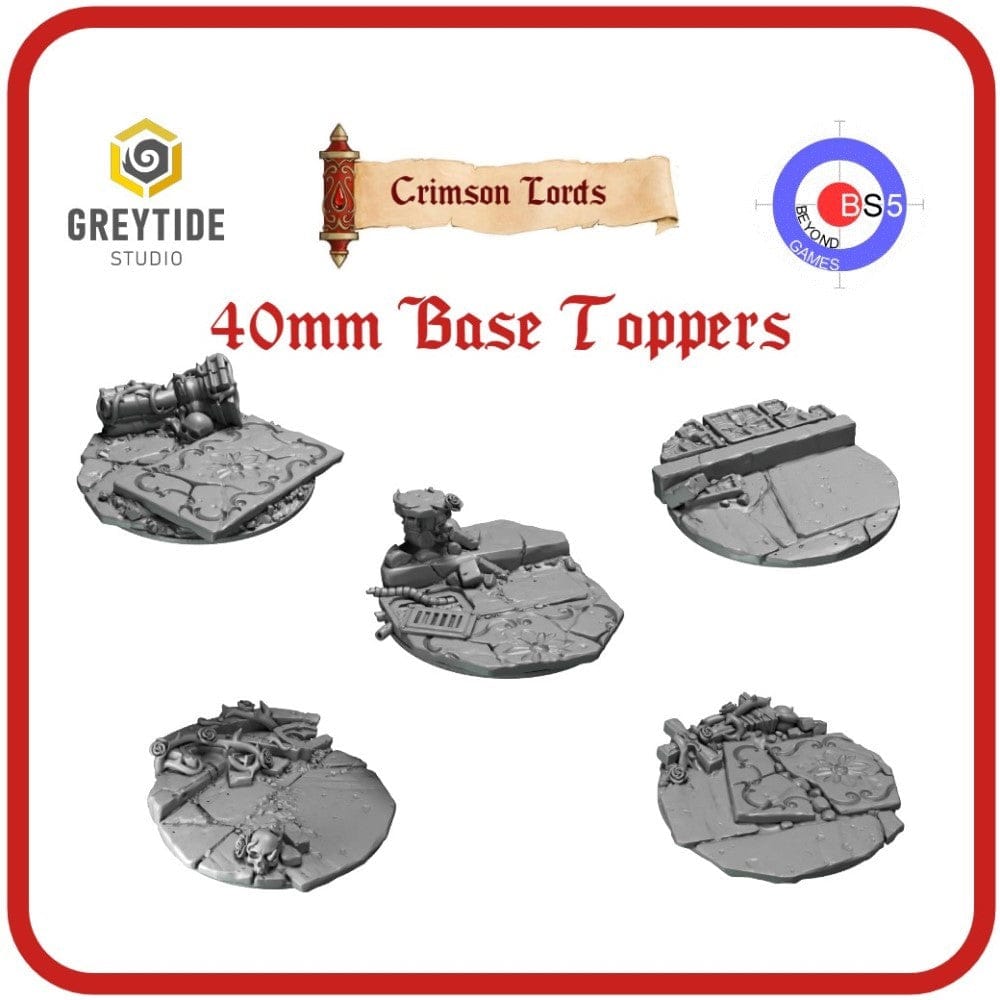 40mm Base Toppers – Crimson Lords - BS5 Beyond Games