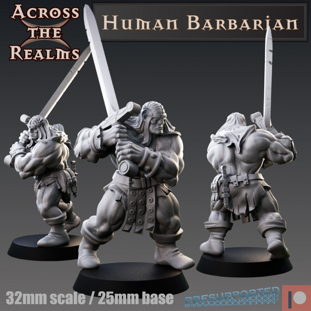 Human Barbarian – Across the Realms - BS5 Beyond Games