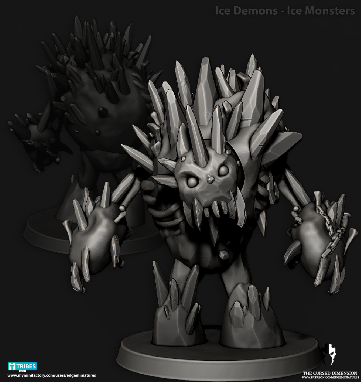 Ice Monsters – Ice Demons – Edge Miniatures - BS5 Beyond Games